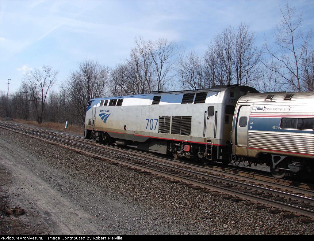 Amtrak 707 at Chili Jct